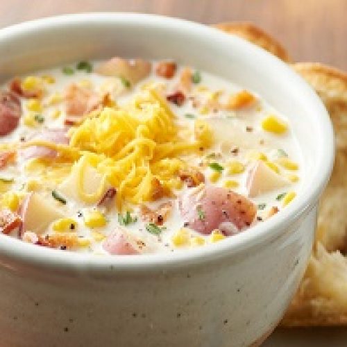 Turkey Lemon Chowder with Corn & Bacon - Limoneira